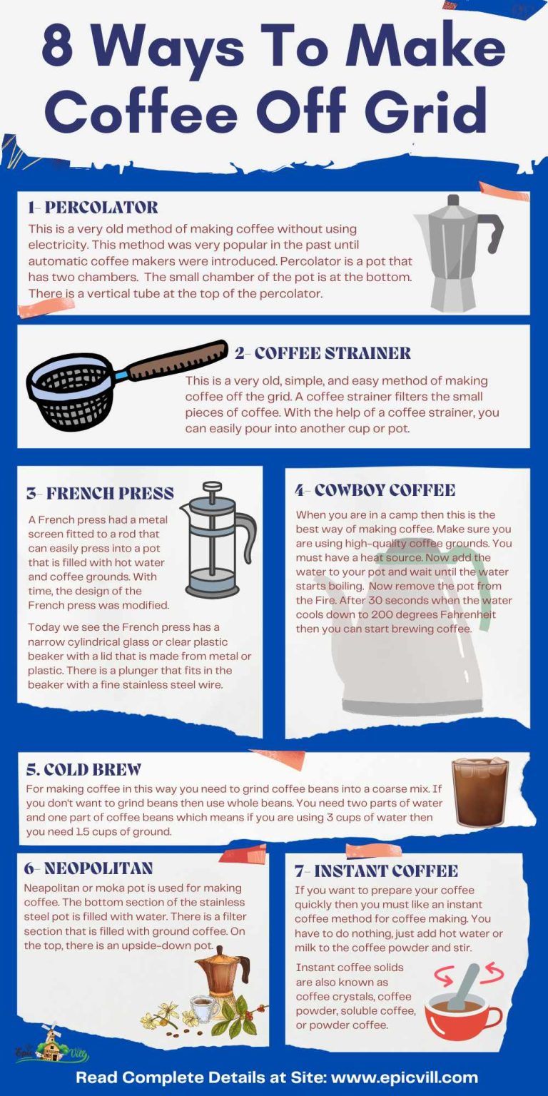 8 Ways To Make Coffee Off Grid - Epic Vill