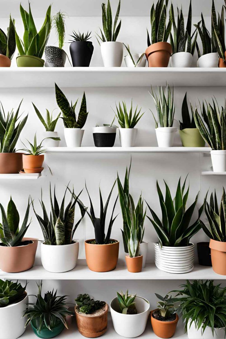 24 Stylish Snake Plant Setups - Epic Vill
